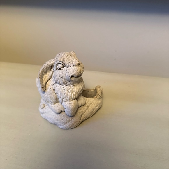 carruth | Accents | Vintage George Carrruth Bunny With Snail Concrete ...